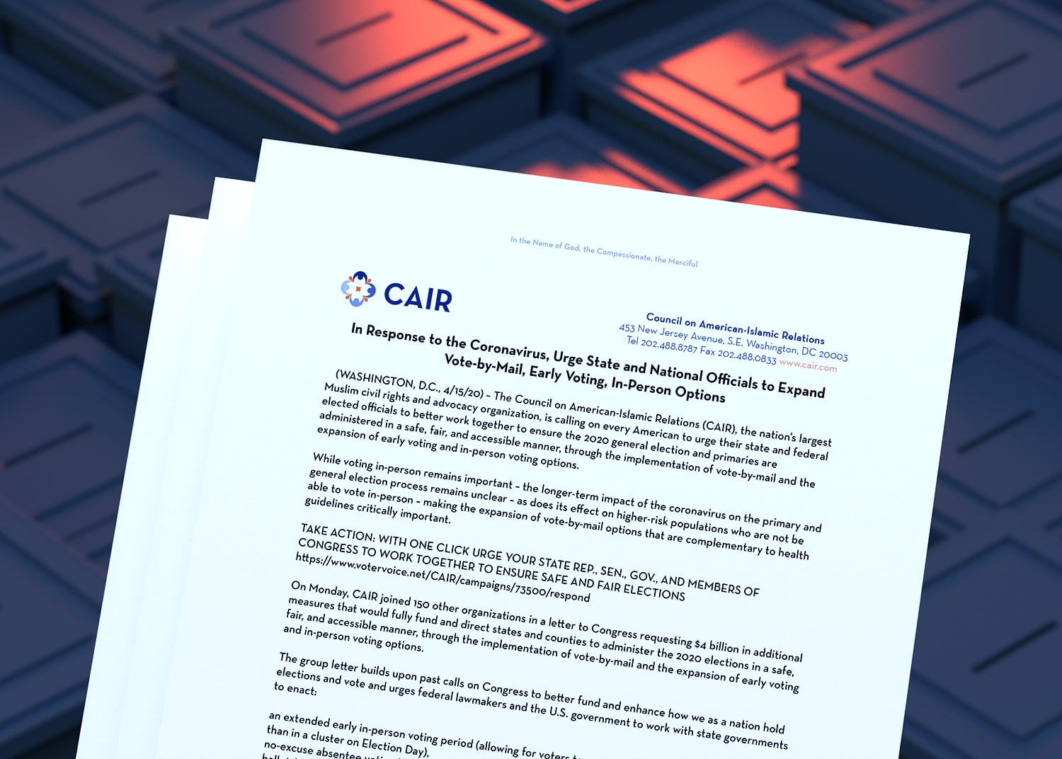 CAIR Action Alert: In Response to the Coronavirus, Urge State and ...