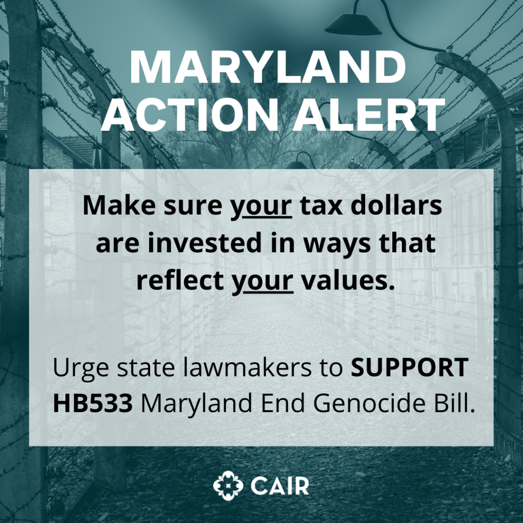CAIR Action Alert: Urge Maryland State Lawmakers to Support End ...