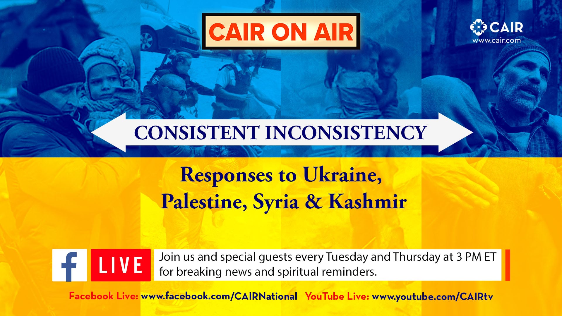 CAIR on AIR: Ukraine, Palestine, Kashmir, and Syria | CAIR Condolences ...