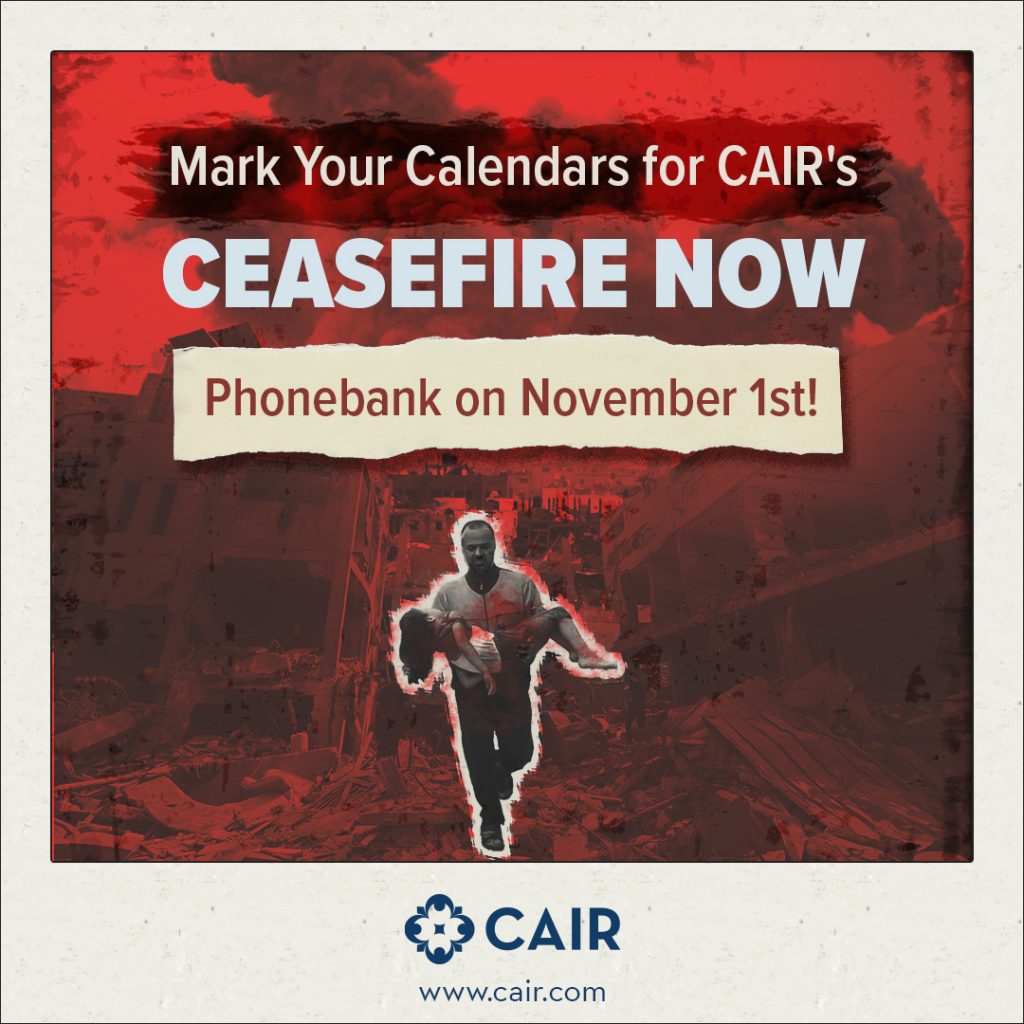 Community Advisory: Join CAIR’s Nov. 1st ‘No Gaza Genocide, Ceasefire ...