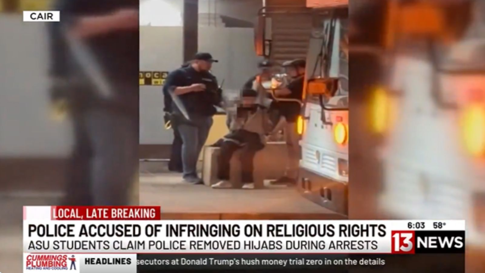 Video: CAIR-AZ Condemns Forced Removal of Muslim Women’s Hijabs by ASU ...