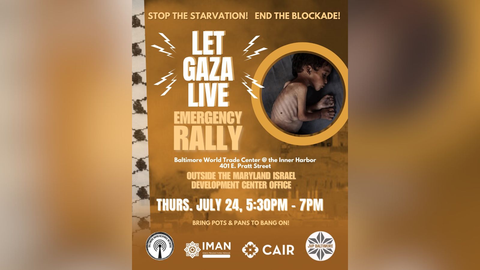 CAIR Community Advisory: Join Emergency Rally for Palestine in ...