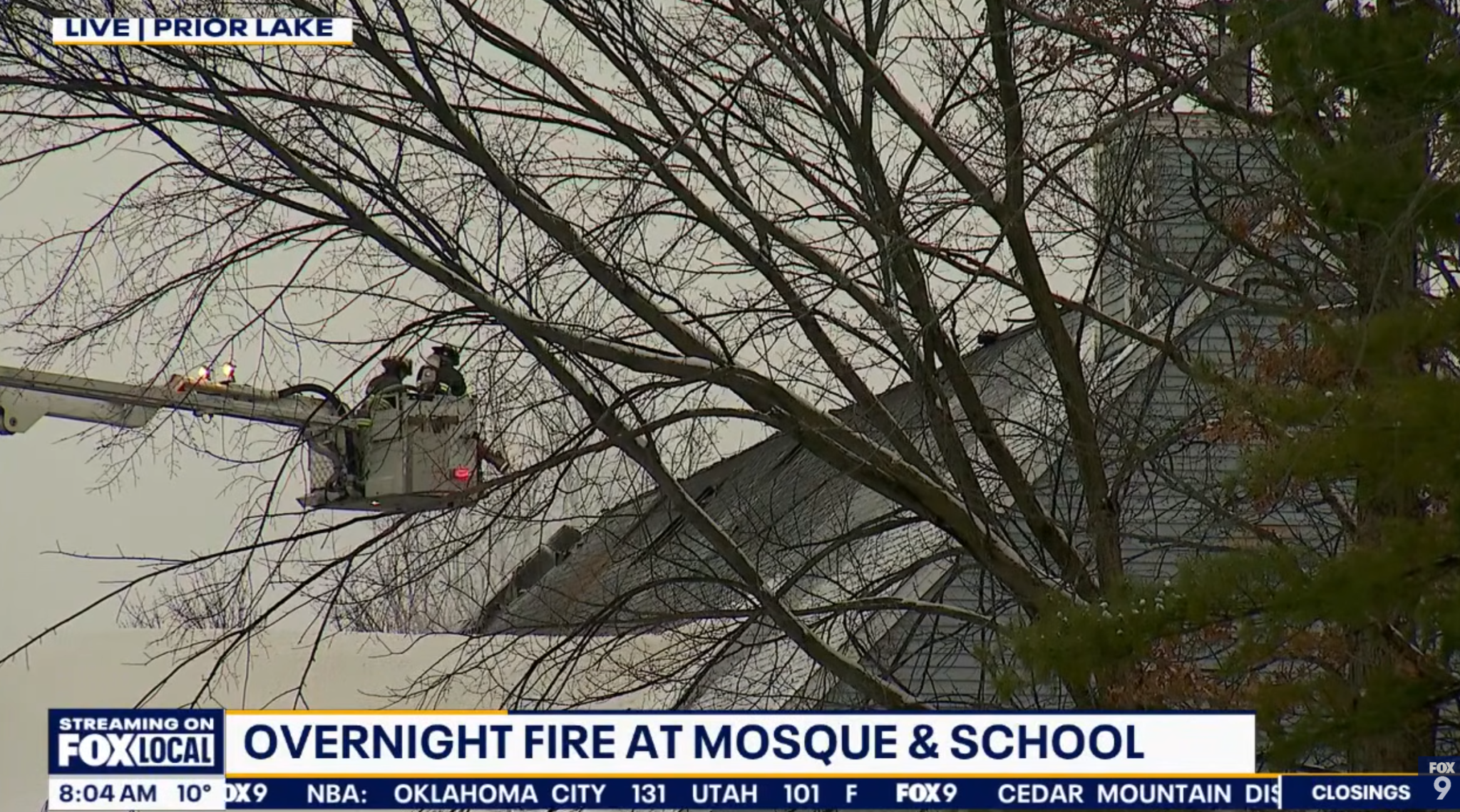 CAIR-Minnesota to Respond to Fire at Prior Lake Mosque, Islamic School